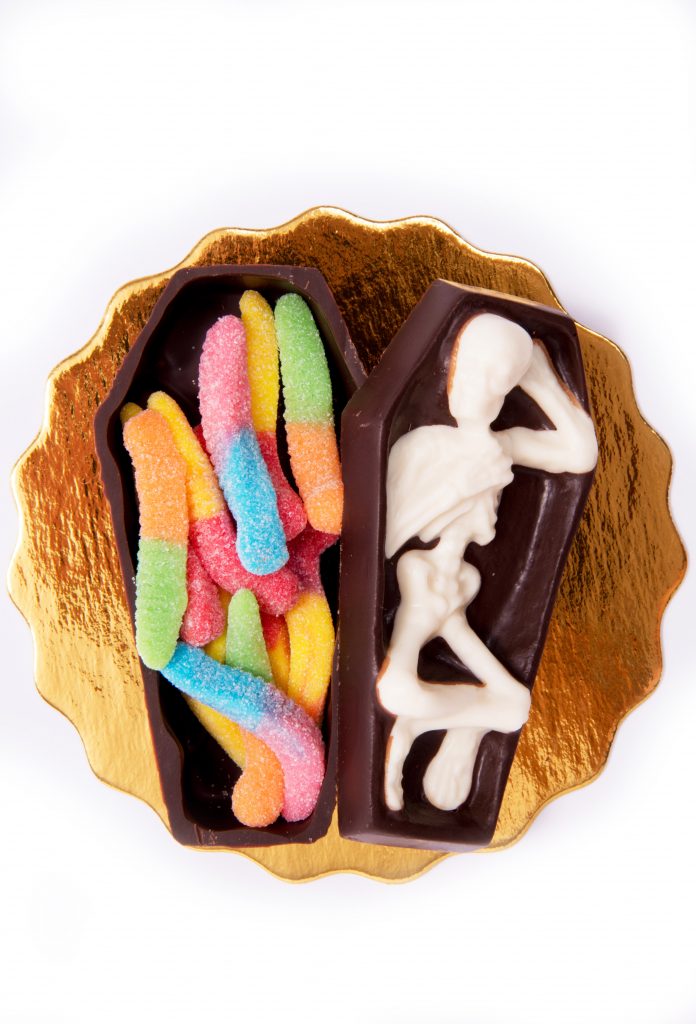 Chocolate Halloween Skeleton with Candy - Maitland Chocolate Factory